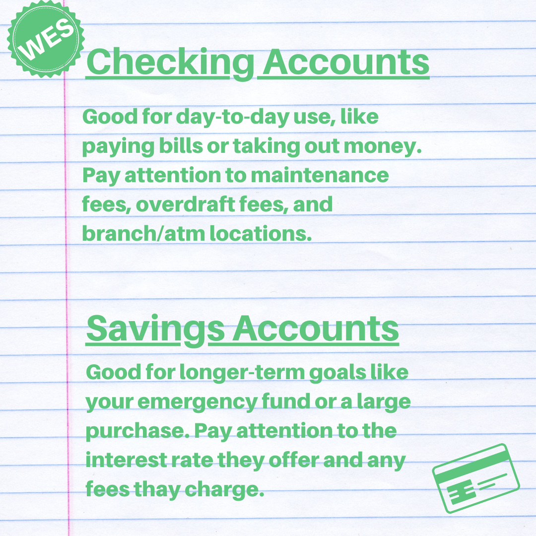 CheckingAndSaving - WES